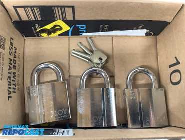 Repocast.com® | (3) Padlocks-heavy duty stainless...