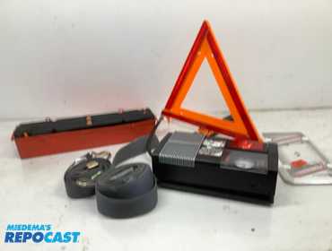 Repocast.com® | Lot of warning triangle hazard signs,...