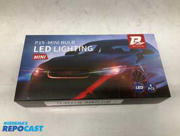 Repocast.com® | Set of (4) P19 Mini Bulb LED head lights.
