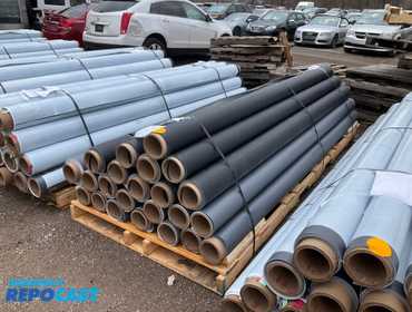 Repocast.com® | (23) Rolls of high quality TPO roofing...