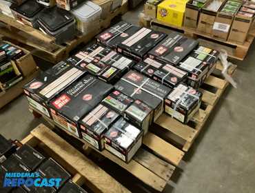 Repocast.com® | Skid of assorted framing nails