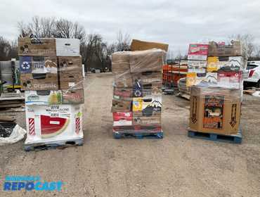 Repocast.com® | Lot of (3) skids, boxes with an...