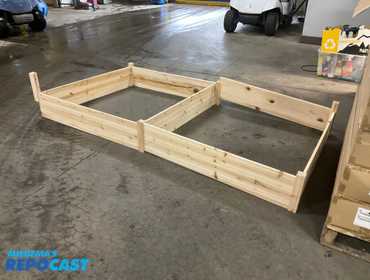 Repocast.com® | Set of 4 Pine Garden Bed Boxes-...