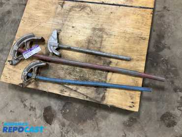 Repocast.com® | (3) Manual pipe/conduit benders, all...