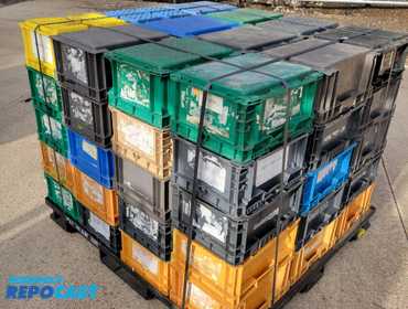 Repocast.com® | Strait-Wall Stackable Part Totes/...