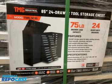 Repocast.com® | New TMG Industrial 85” 24-Drawer Tool...