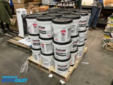 Repocast.com® | Skid Lot of (36) Buckets of ProForm...