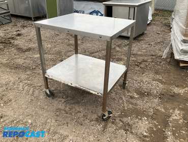 Repocast.com® | Stainless steel rolling table, 32” x...