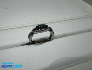 Repocast.com® | Blue Diamond Ring, Size Approximately...