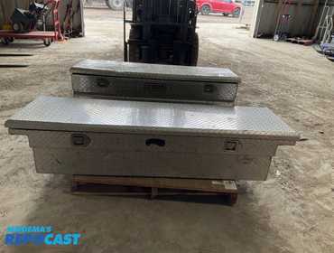 Repocast.com® | 2 diamond plate truck tool boxes
