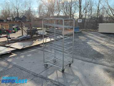 Repocast.com® | 8 tier Rolling display cart 4’ 10” x 2...