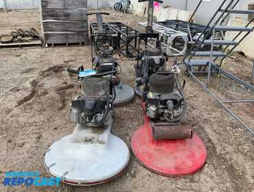 Repocast.com® | Lot of (4) Propane Floor Buffers Vary...