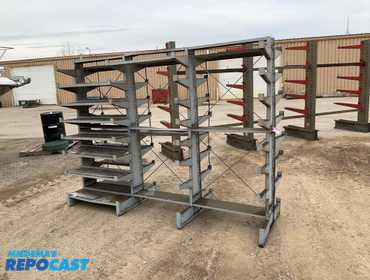 Repocast.com® | Lyon Metal Cantilever Shelving Unit,...