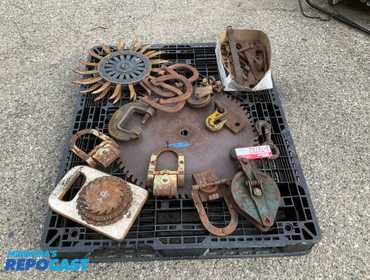 Repocast.com® | Skid lot of Miscellaneous old, rusty...