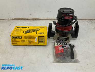 Repocast.com® | Craftsman 1-1/2 HP Router & DeWalt...
