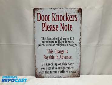 Repocast.com® | New Funny Door Knockers Please Note...