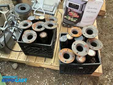 Repocast.com® | (2) crates of steel cylinder tubing,...