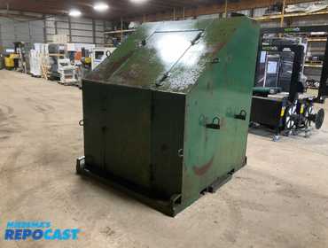 Repocast.com® | Slant-top metal storage box 60”W x 61”...