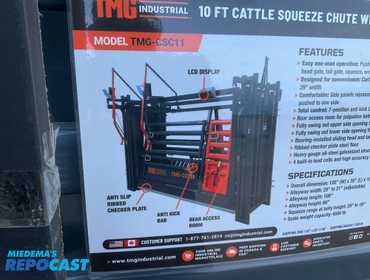 Repocast.com® | New TMG Industrial 10’ Cattle Squeeze...