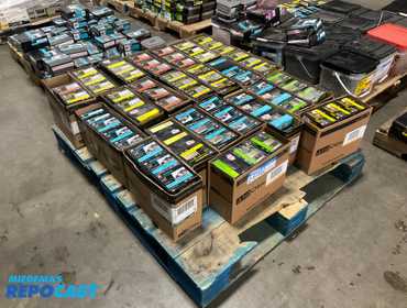 Repocast.com® | Skid lot of various construction nails...