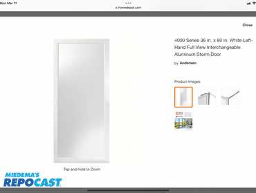 Repocast.com® | Anderson 4000 Series full view LH...