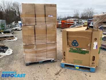 Repocast.com® | Lot of (2) skids, boxes with an...