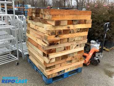 Repocast.com® | skid of hardwood blocking, each piece...