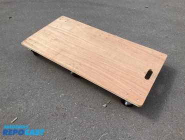 Repocast.com® | 6 wheel wood platform flat bed cart