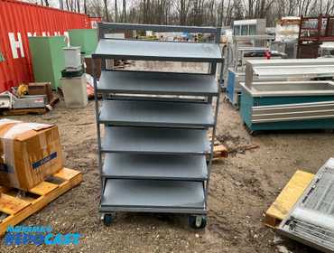 Repocast.com® | A 12 shelf rolling cart with wheels