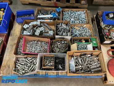Repocast.com® | Skid of fasteners, nuts, bolts,...