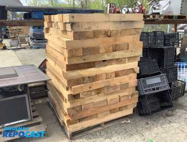 Repocast.com® | Large skid of hardwood blocking