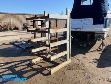 Repocast.com® | Custom Made Steel Rack, 36” deep spots...