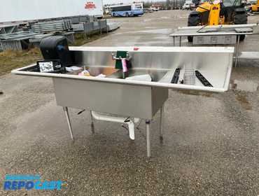 Repocast.com® | John Boos Stainless Steel 2-Basin Sink...