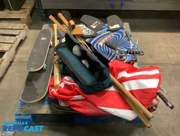 Repocast.com® | Skid lot of sporting items including;...
