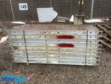 Repocast.com® | Skid lot of (18) scaffolding planks...