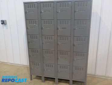 Repocast.com® | LOCKER UNIT, 20 INDIVIDUAL STORAGE...
