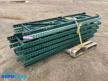 Repocast.com® | (12) 24” Deep Teardrop Pallet Racking...