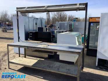 Repocast.com® | Industrial Shop Work Table measuring 8...