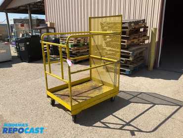 Repocast.com® | Forkable Work Platform on Casters, has...