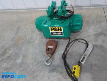 Repocast.com® | P and H 2000lbs zip-lift, 15 feet lift...