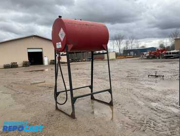 Repocast.com® | Steel Gravity Fuel Tank on Stand, held...