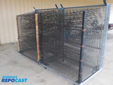 Repocast.com® | lot of (2) screen print spring loaded...