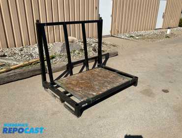 Repocast.com® | Forkable Steel Skid with Angled Back,...