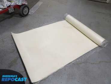 Repocast.com® | Roll of rubber, 3ft x 6ft x 1/4", white