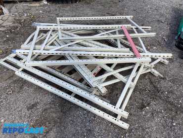 Repocast.com® | Skid Lot of (10) Steel Pallet Racking...
