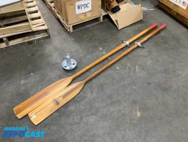 Repocast.com® | (2) Boat oars & (1) anchor