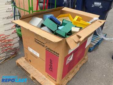 Repocast.com® | Gaylord box of mixed plastic and metal...