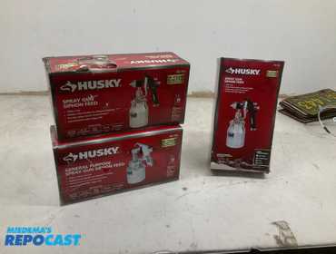 Repocast.com® | (3) Husky spray guns