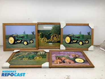 Repocast.com® | (5) 16x20 John Deere framed photos
