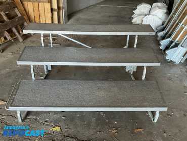 Repocast.com® | 4 - Wenger 3 step riser, 64”W, 18”...